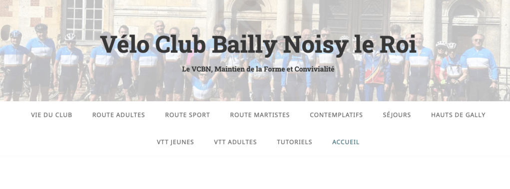 Vie du Club – Vélo Club Bailly Noisy le Roi